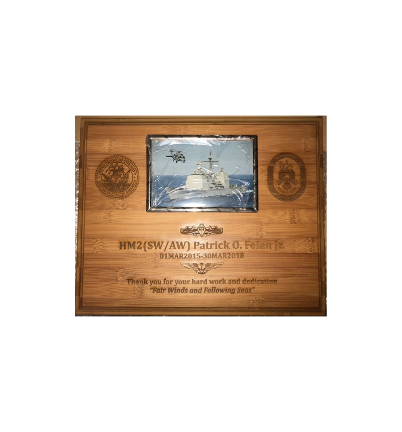 CUSTOM BAMBOO PLAQUE - Moody's Seabag2 INC